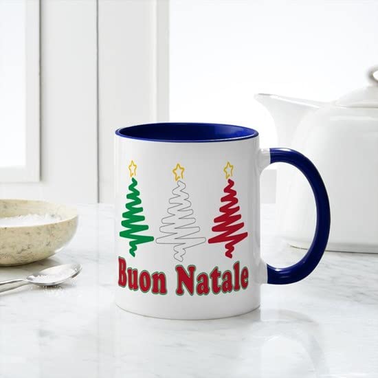 CafePress Buon Natale Mug Ceramic Coffee Mug, Tea Cup 11 oz