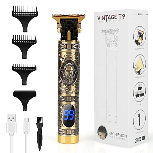 Innens Hair Clippers for Men, Professional Mens Hair Clippers Zero Gapped Cordless Hair Trimmer Professional Haircut & Grooming Kit for Men Rechargeable LED Display, Gifts for Men Dad Boyfriend