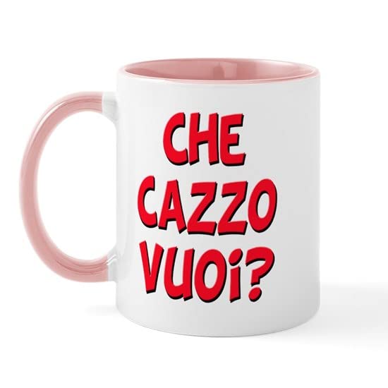 CafePress Italian Che Cazzo Vuoi Mug Ceramic Coffee Mug, Tea Cup 11 oz