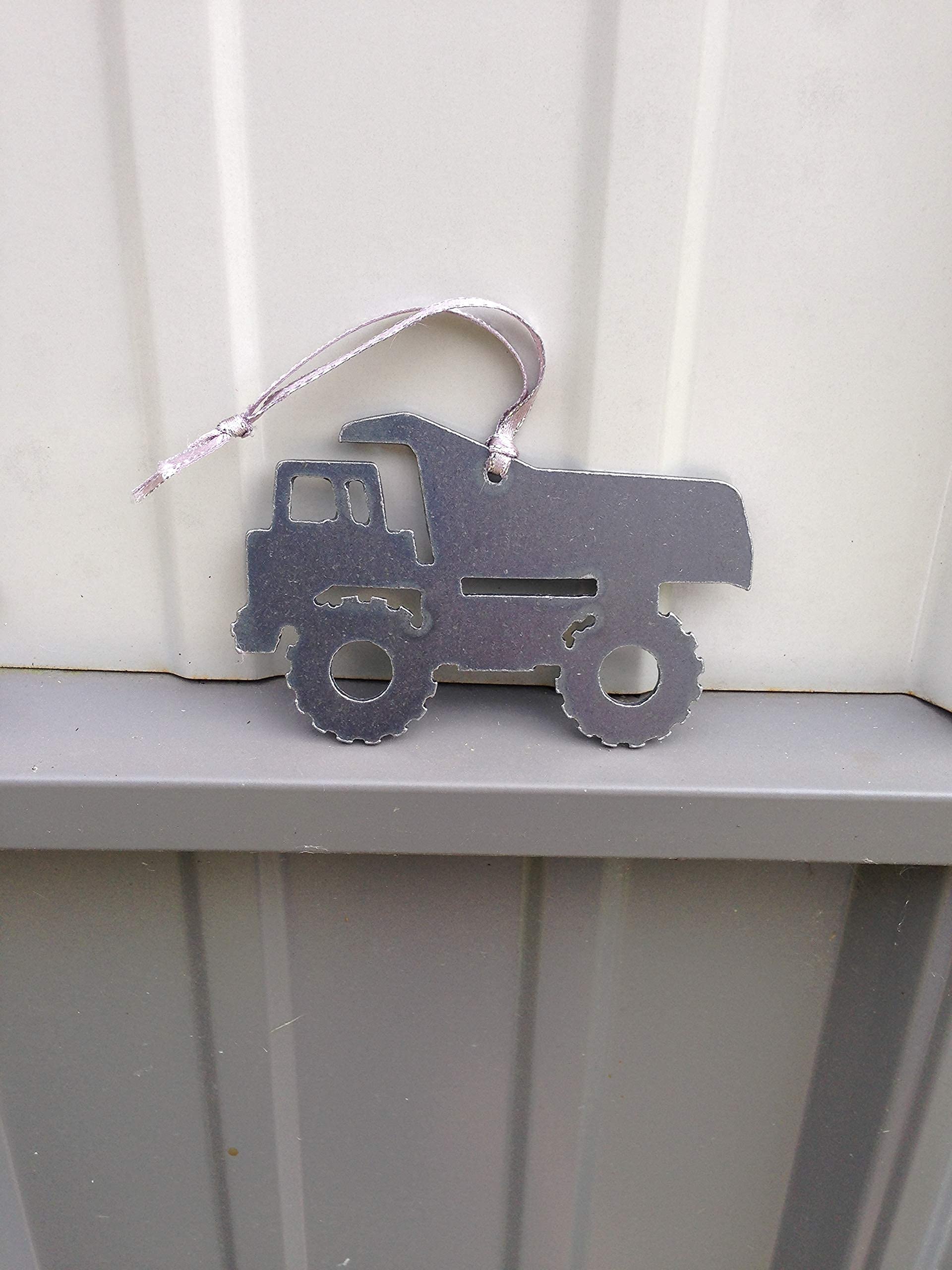 Dump Truck Metal Ornament