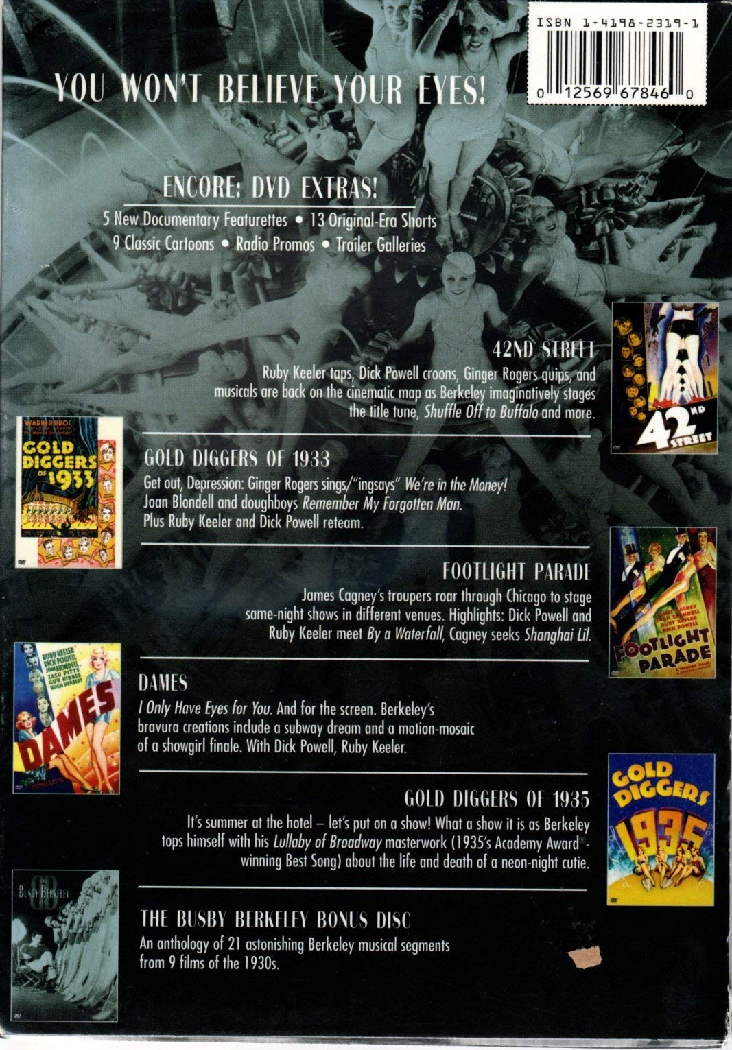 Busby Berkeley Collection, The (DVD) (6-Pack)