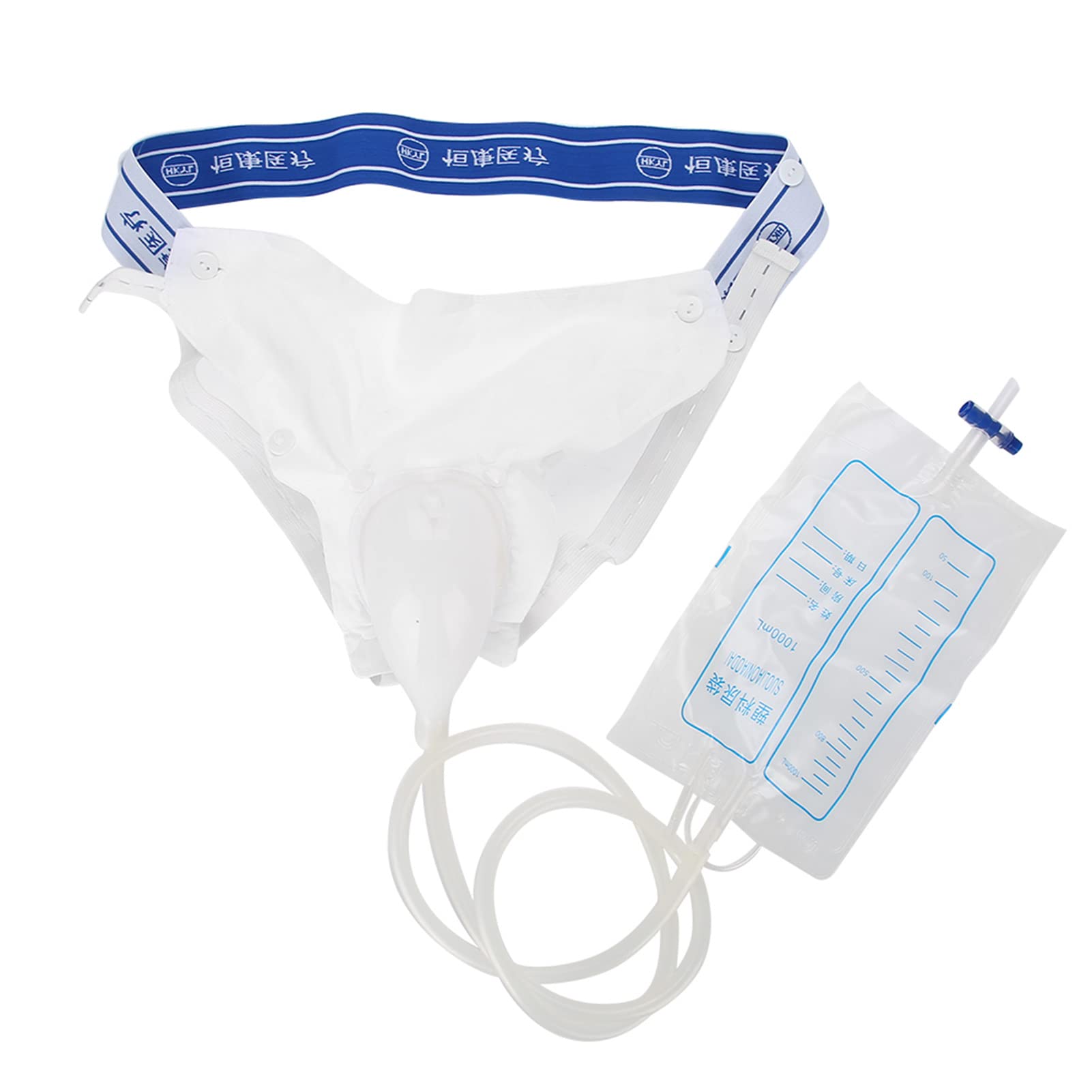Silicone Urine Collector,Portable External Urine Tube Bags for Adults,Bladder Control Devices for Avoid Leaking Urine,Urinary Incontinence Solution(Women)