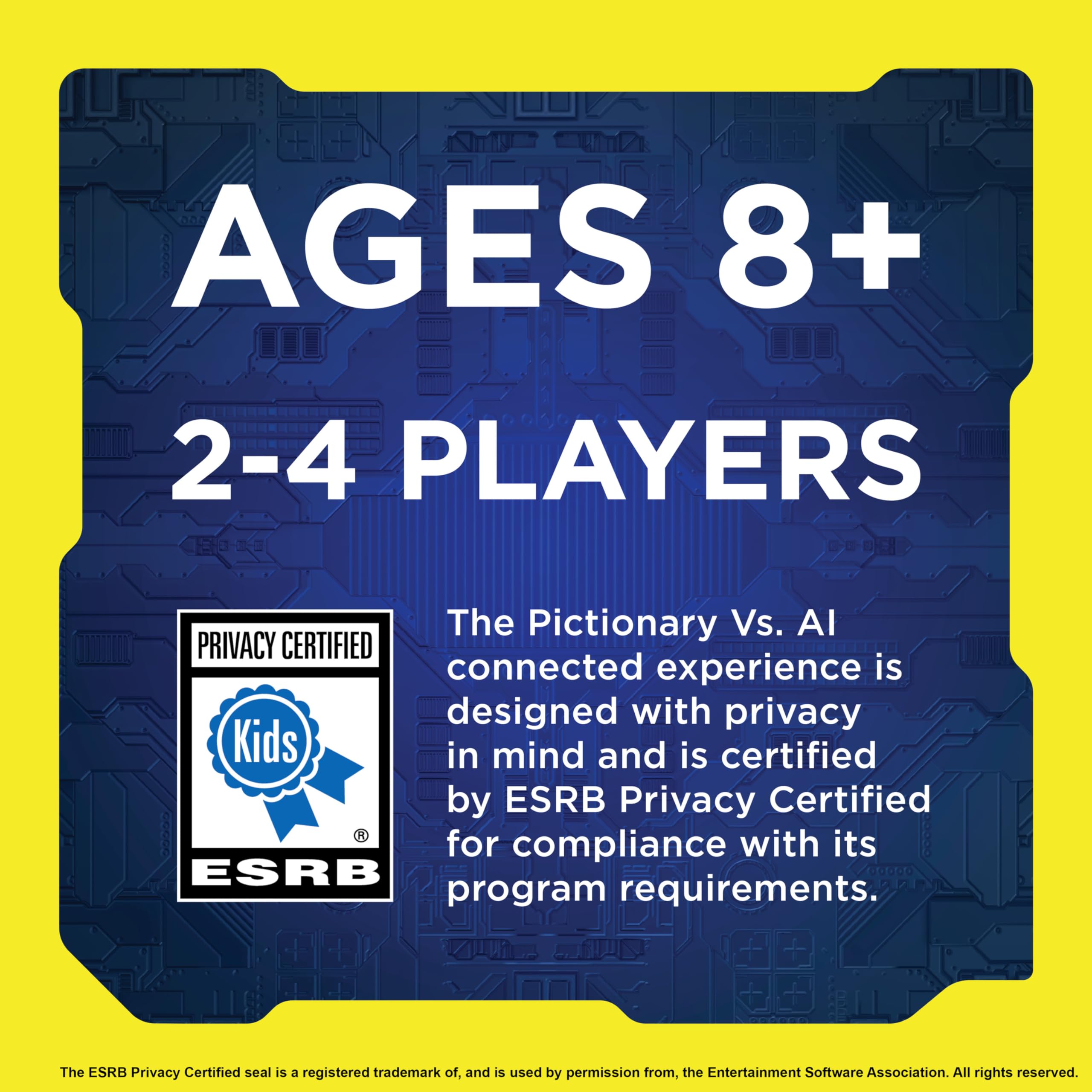 Mattel Games Pictionary vs. AI Family Game for Kids, Adults & Families Using Artificial Intelligence for 2 to 4 Players