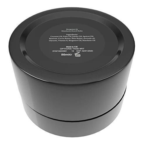Well Groomed Wizard Beard Balm for Men | Beard Conditioner | Bergamot & Mandarin | 50 ml | Apply with a Brush or Comb