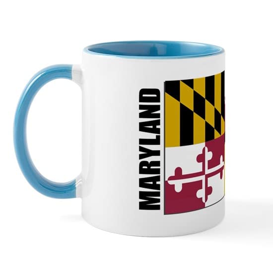 CafePress Maryland Flag Mug Ceramic Coffee Mug, Tea Cup 11 oz