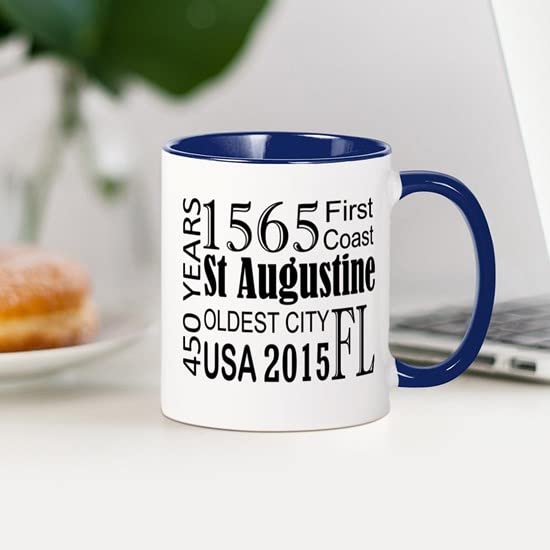 CafePress St Augustine 450 Years Mugs Ceramic Coffee Mug, Tea Cup 11 oz