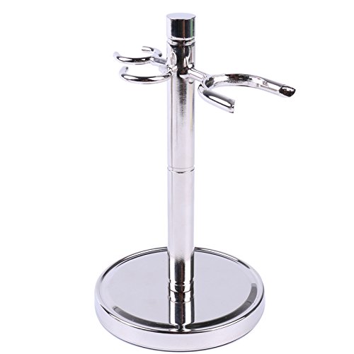 Stainless Steel Shaving Set for Men - Bowl, Brush, and Stand by Science Purchase