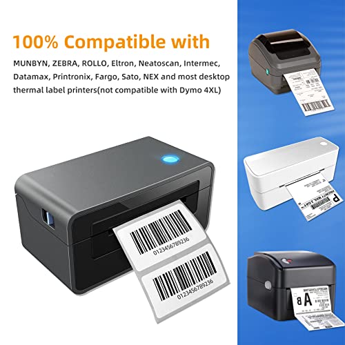 AKOGIRSE 3" x 2" Address FBA UPC Barcode Direct Thermal Labels, 12 Rolls/8400 Labels, Multipurpose Perforated Label, Ultra Strong Adhesive, Compatible with Zebra, Munbyn & Rollo Desktop Printers