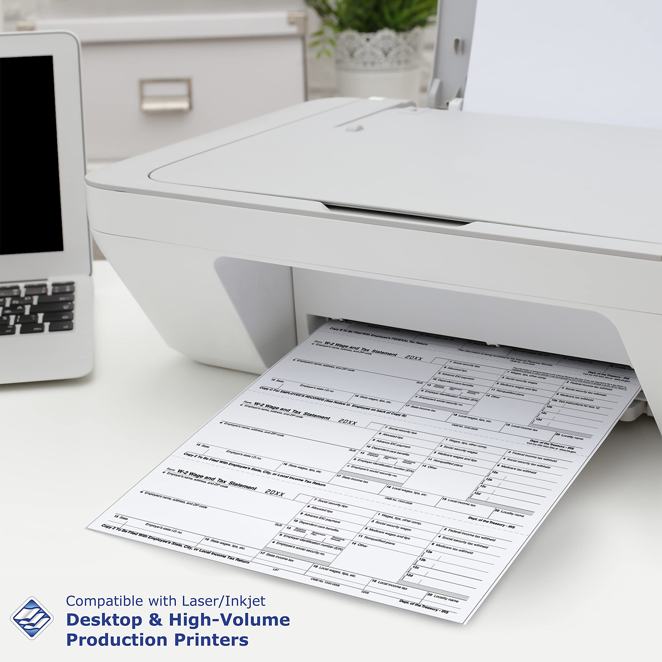 PrintWorks Professional Perforated Paper, 500 Sheets, 4 Part Perf