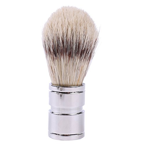 Stainless Steel Shaving Set for Men - Bowl, Brush, and Stand by Science Purchase