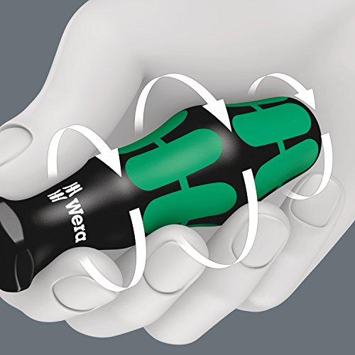 Wera 05007680001 Kraftform Plus 334 SK/6 Screwdriver Set and Rack, Lasertip, 6-Piece