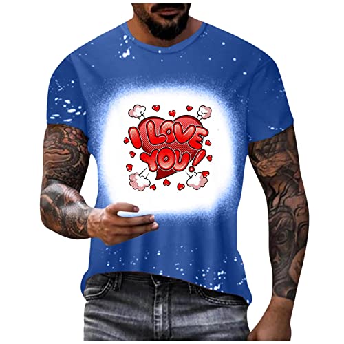 Men O Neck Blouse T Shirts Summer Printed Comfortable Slim Fit Tees 2023 Fashion Casual Short Sleeve Tops Generic Gym Shirt Light Blue Dress Shirt Men Men a T Shirts Shirt