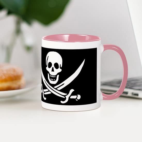 CafePress Pirate Calico Jack Mug Ceramic Coffee Mug, Tea Cup 11 oz
