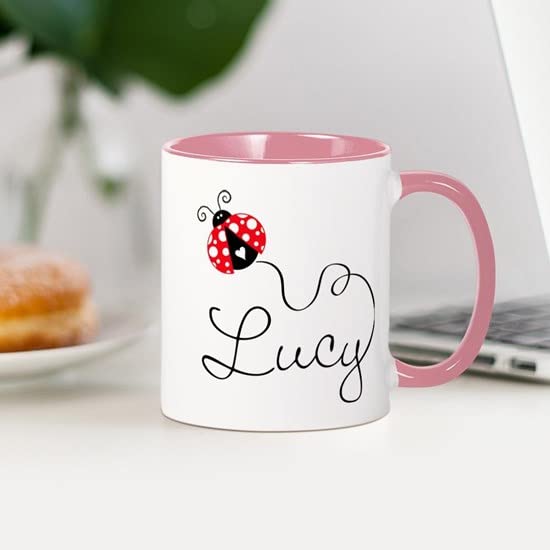 CafePress Ladybug Lucy Mug Ceramic Coffee Mug, Tea Cup 11 oz