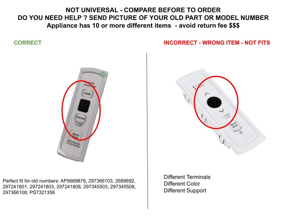GLOB PRO SOLUTIONS 297241801 2689692 297241803 297241808 297345503 CKD2971 Control Board compatible with Frigidaire,