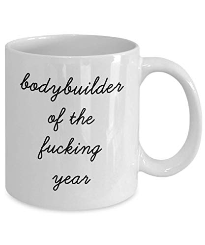 Best Bodybuilder Mug Funny Appreciation Mug for Coworkers Gag Swearing Mug for Adults Novelty Tea Cup