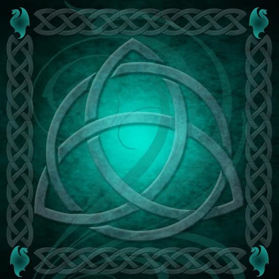 CafePress Teal Celtic Dragon Mug Ceramic Coffee Mug, Tea Cup 11 oz