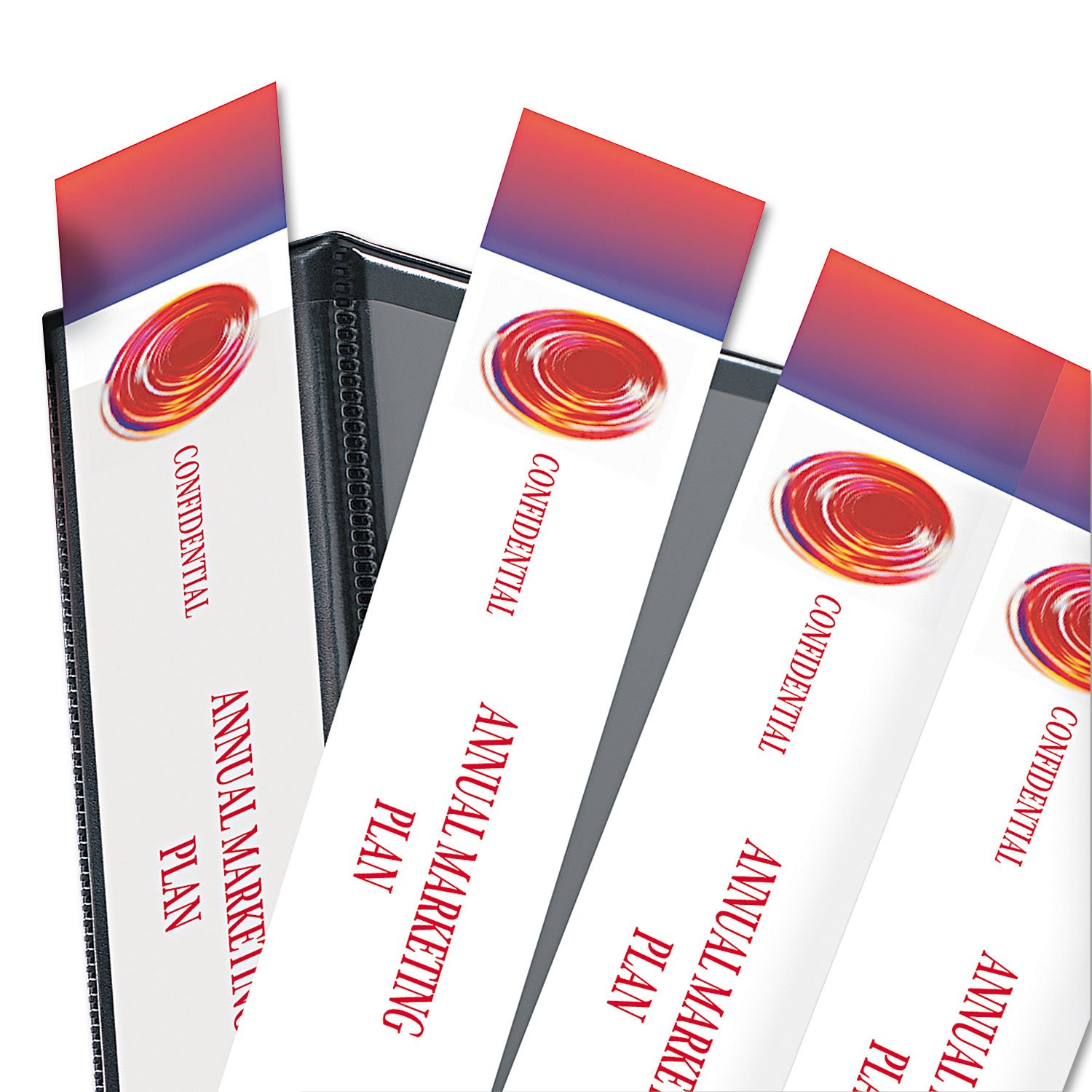 Avery 2-Inch Binder Spine Inserts, Laser/Inkjet, White, 20 Inserts/Pack (89107)