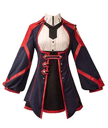 noblecos The Misfit of Demon King Academy Sasha Necron Cosplay Costume Lolita Skirt Halloween Costume Full Set (Female XL)