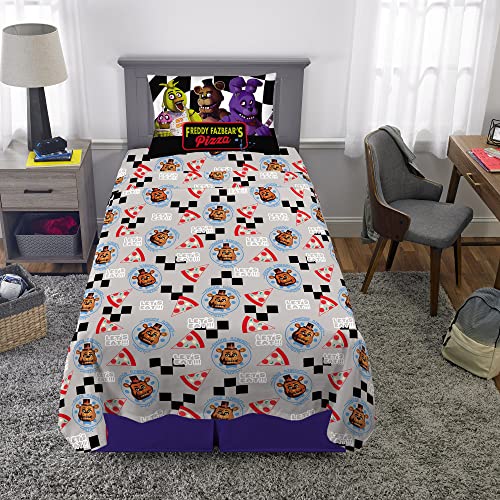 Franco Kids Bedding Super Soft Microfiber Sheet Set, Twin, Five Nights At Freddy's
