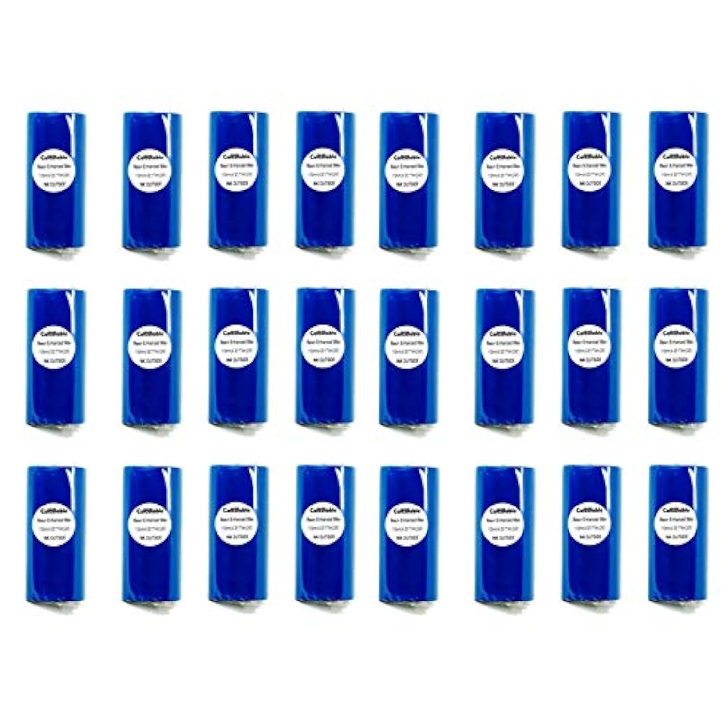 Calculable 24 Rolls 4.33" x243' (110mm X 74m) Thermal Transfer Wax Ribbon Barcode Ribbons Wax Ribbons 1inch Core and 1/2inch Vice Core for Datamax Zebra Intermec Sato Eltron