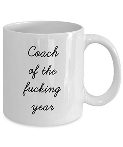 Best Coach Mug Funny Appreciation Mug for Coaches Gag Swearing Mug for Adults Novelty Tea Cup