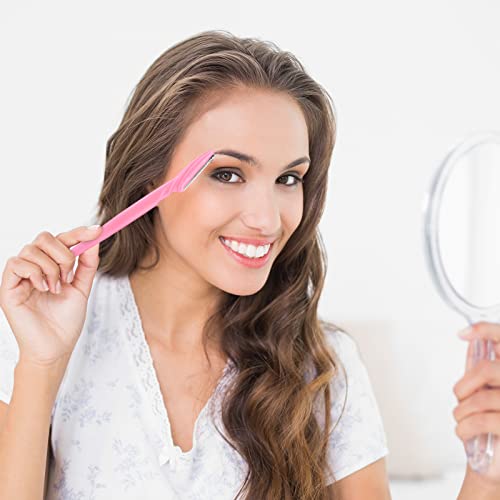NEBURORA 20 Pcs Eyebrow Razor Trimmers for Women and Men Face Hair Removers, Portable Size