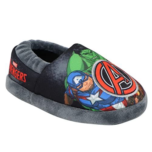 Favorite Characters Boy's Avengers A-Line Slipper 0AVF230 (Toddler/Little Kid), Blue