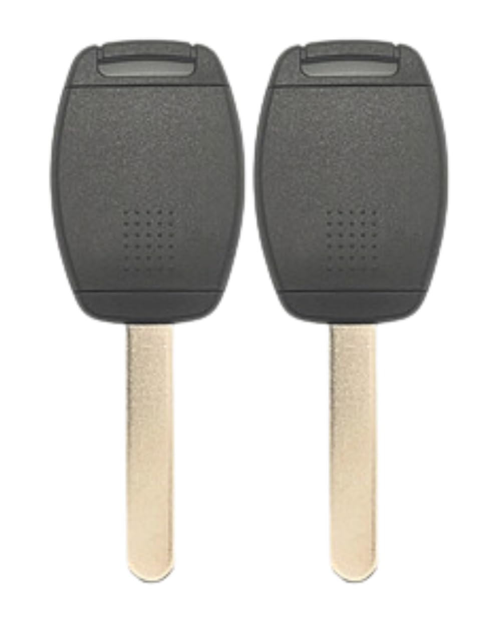 BEST KEY SOLUTION, Keyless Entry Remote, Car Key Fob Shell Cover Replacement fits to 2003 2004 2005 2006 2007 2008 2009 2010 2011 2012 Honda Accord Civic CR-V Pilot (Pack of 2) (3 Button)