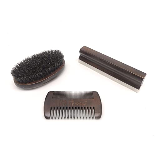 ZP Natural Beard Grooming Kit For Men - European Vintage Style w/Beard Comb, Beard Brush, Beard Bar - Focusing On Men's Beard Care, Mastering The Beards Of Men All Over The World