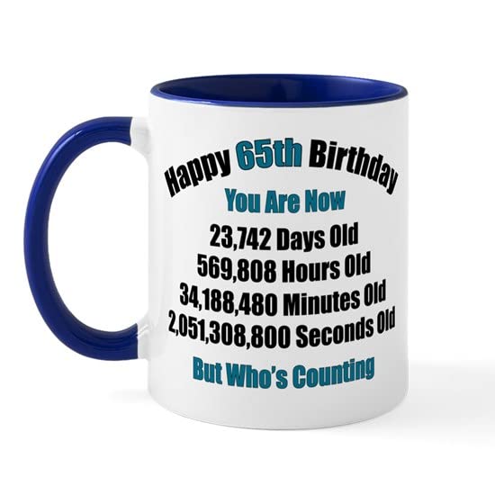 CafePress 65 'Years' Old Mug Ceramic Coffee Mug, Tea Cup 11 oz