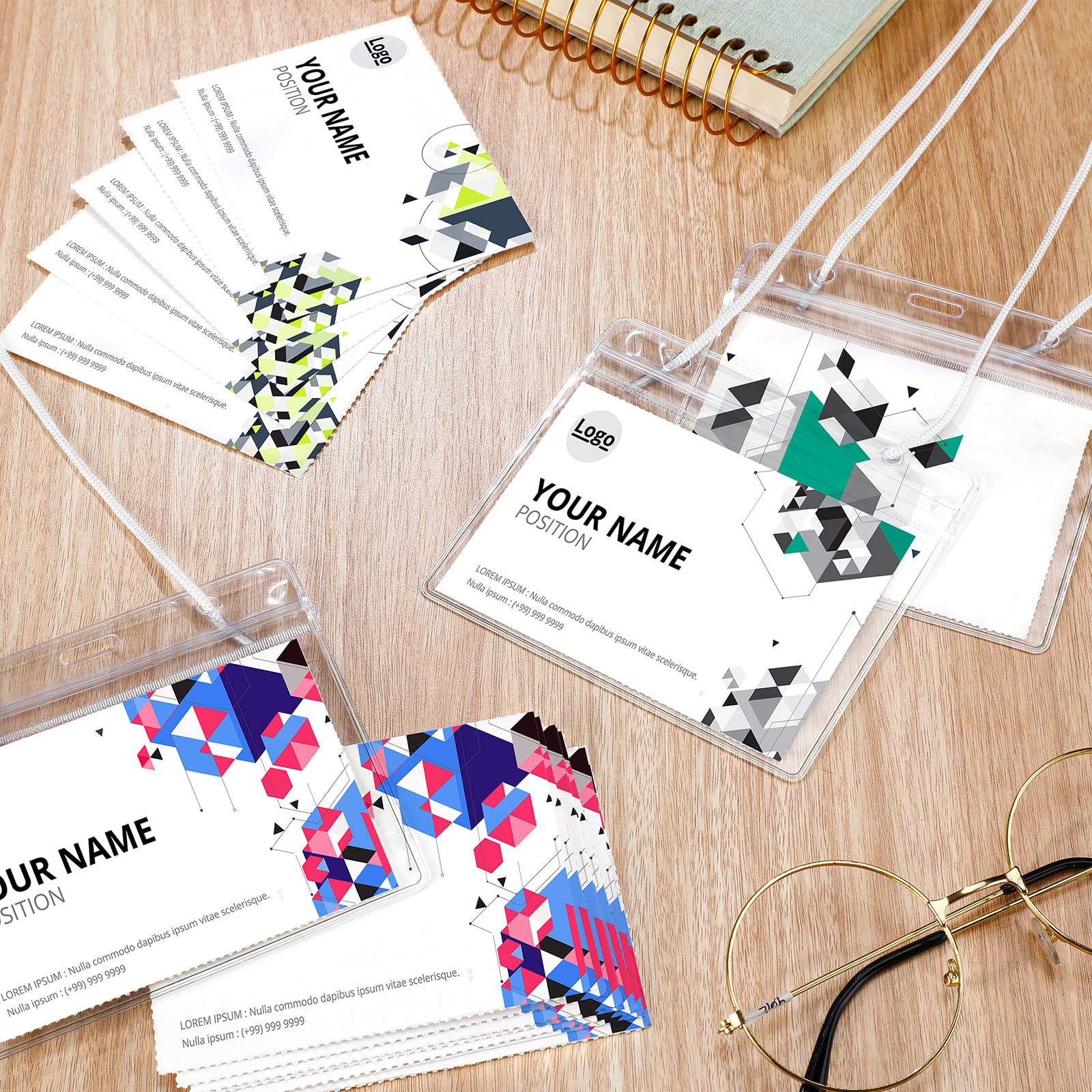1200 Pcs Blank Printable Business Cards, 3 x 4, Perforated Cards Stock Paper for Inkjet and Laser Printers for School, Office, Party (6 up Each Page)