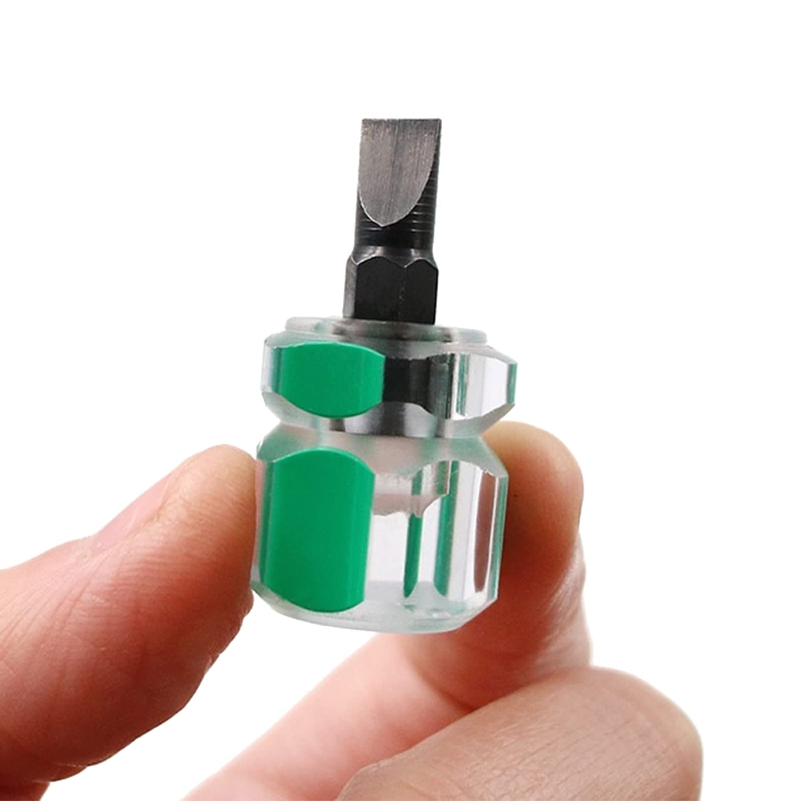 Screwdriver Kit Set Mini Small Portable Radish Head Screw Driver Transparent Handle Car Repair Hand Tools Mini Screwdriver Electric Set Screwdriver Kit