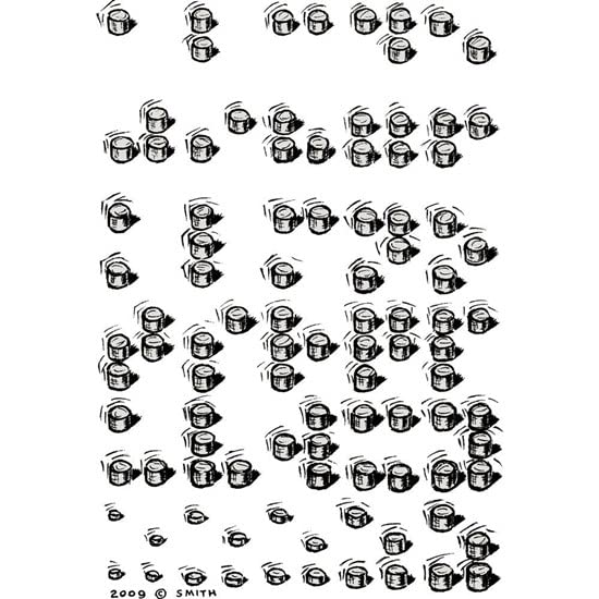 CafePress Braille Letters A To Z. Mug Ceramic Coffee Mug, Tea Cup 11 oz