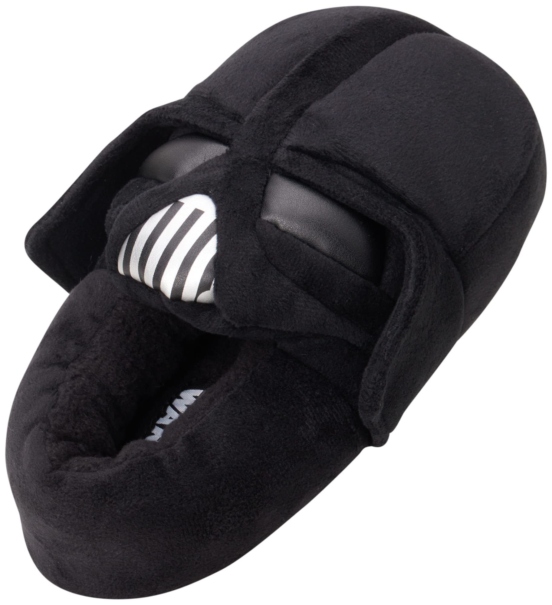 Disney Mandalorian Boys' Star Wars Slippers - 3D Baby Yoda Plush Fuzzy Slippers - Darth Vader Slippers for Boys (Shoe Size 11-5), Size 11-12, Darth Vader