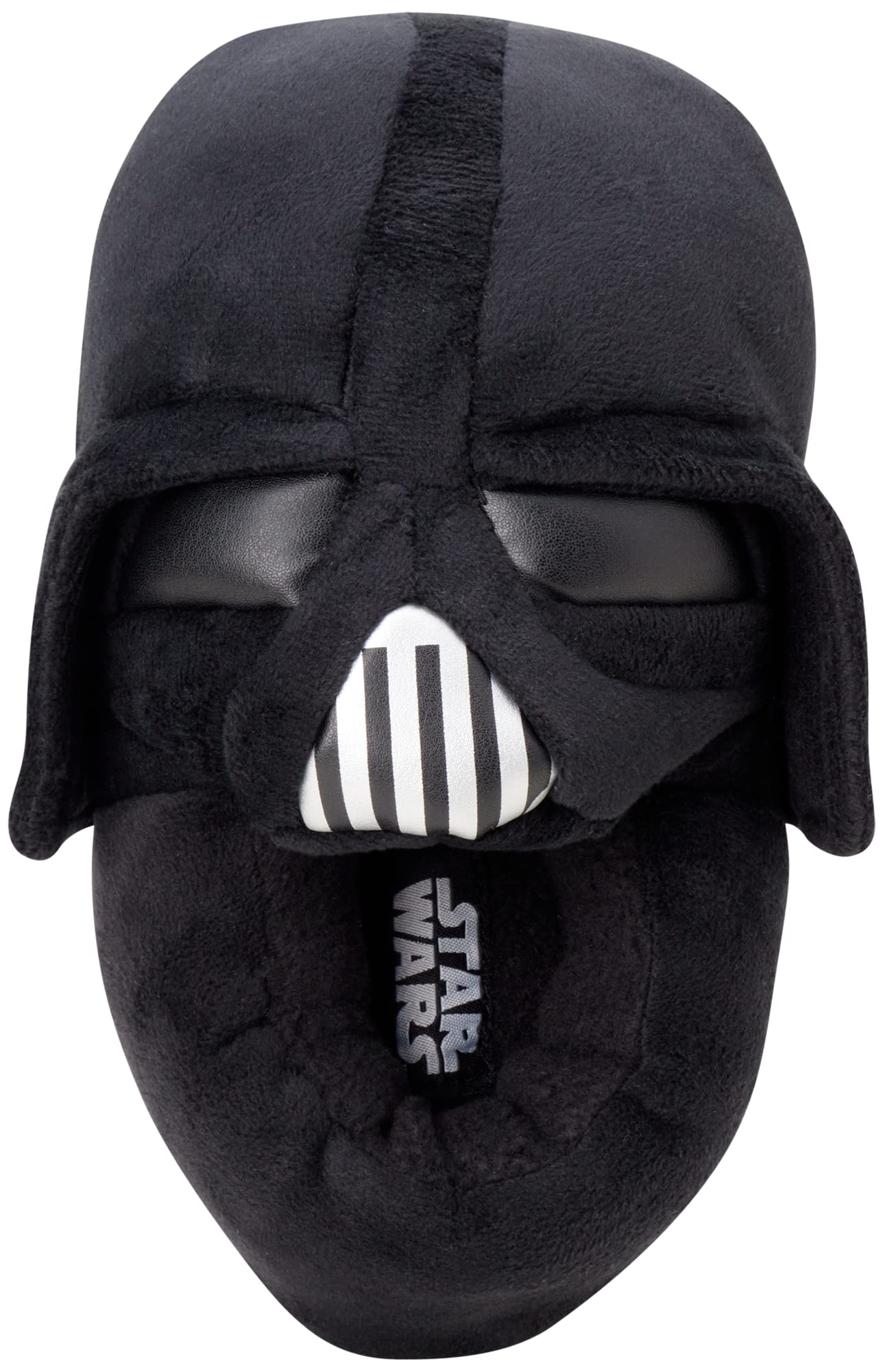 Disney Mandalorian Boys' Star Wars Slippers - 3D Baby Yoda Plush Fuzzy Slippers - Darth Vader Slippers for Boys (Shoe Size 11-5), Size 11-12, Darth Vader