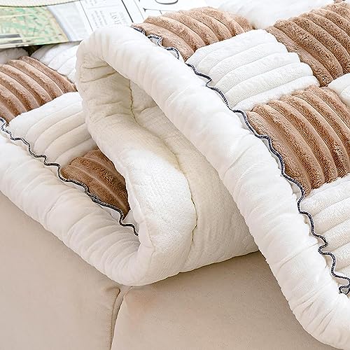 Funny Fuzzy Couch Cover, Machine Washable Couch Covers for Pets Dogs Cats, Large Plaid Square Pet Mat Bed Couch Cover, Blanket Sofa, Couch Cover Mattress Protector Furniture Protector for Dog, Pet, Ca