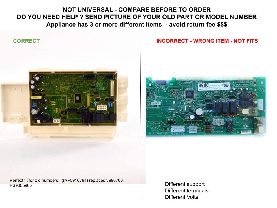 GLOB PRO SOLUTIONS AP5916794 PS9605965 EAP9605965 PD00042228 CKD7021 Main Control Board