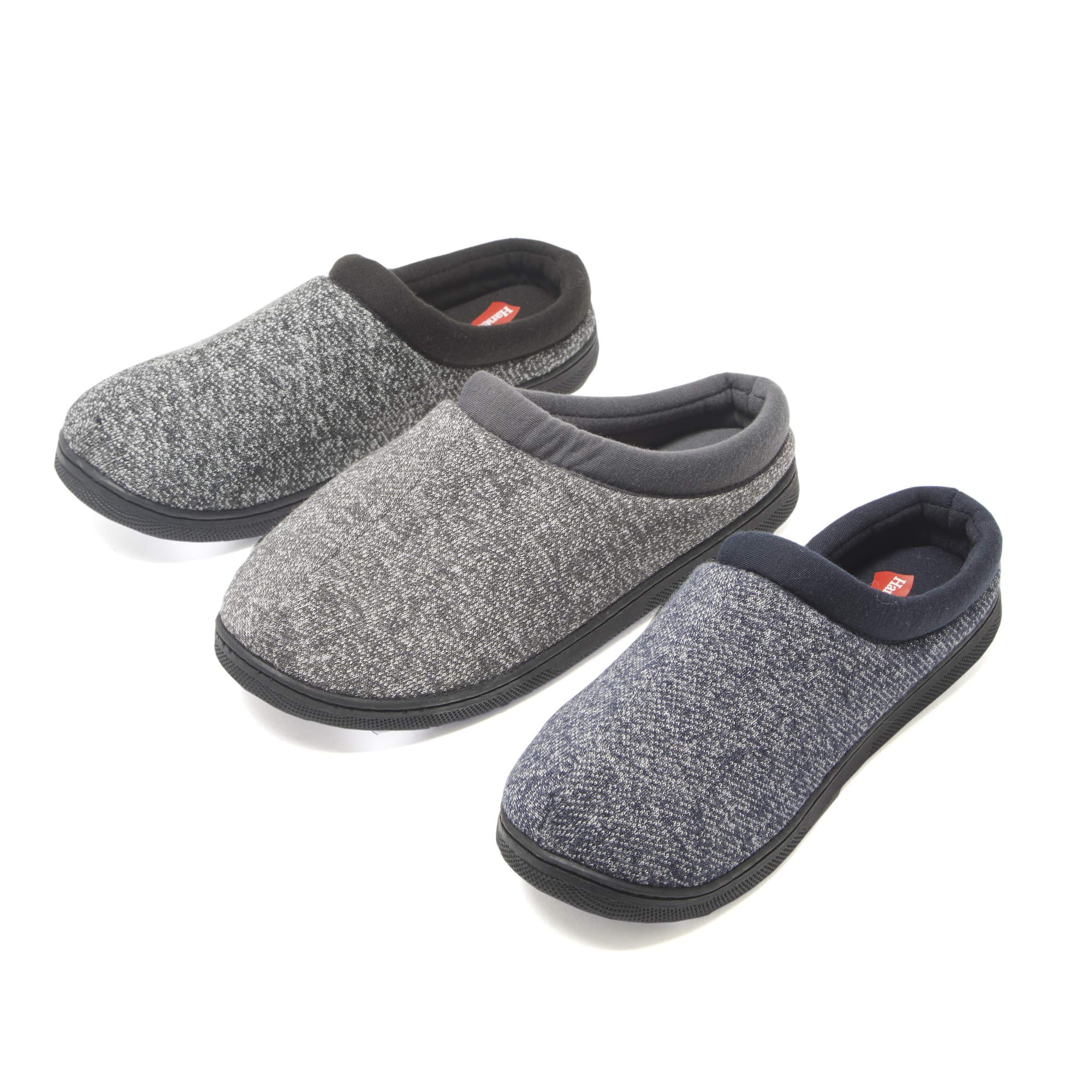 Hanes boys Clog Slipper, Navy, Large Little Kid US