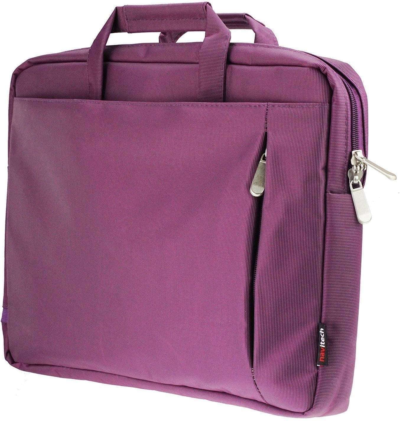 Navitech Purple Sleek Water Resistant Travel Bag - Compatible with ASUS ProArt Studiobook 16 3D OLED (H7604) 16"