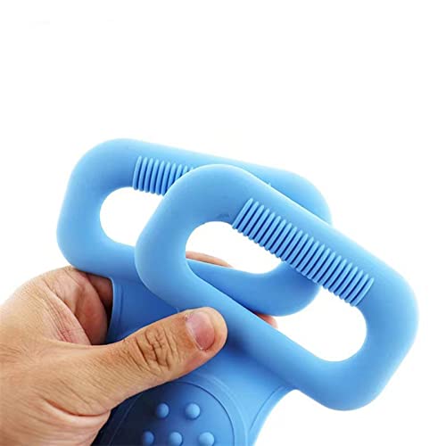 INGVY Dry Brushing Body Brush Bath Brushes Body Scrubber Silicone Shower Exfoliating Brush Belt Back Scrub Massage Cleaner Cleaning Strap Bathroom Accessories