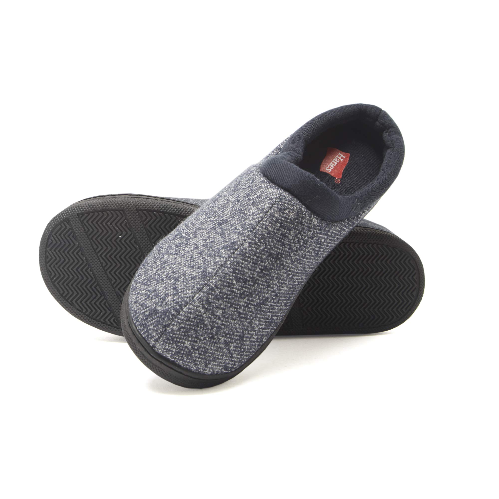 Hanes boys Clog Slipper, Navy, Large Little Kid US