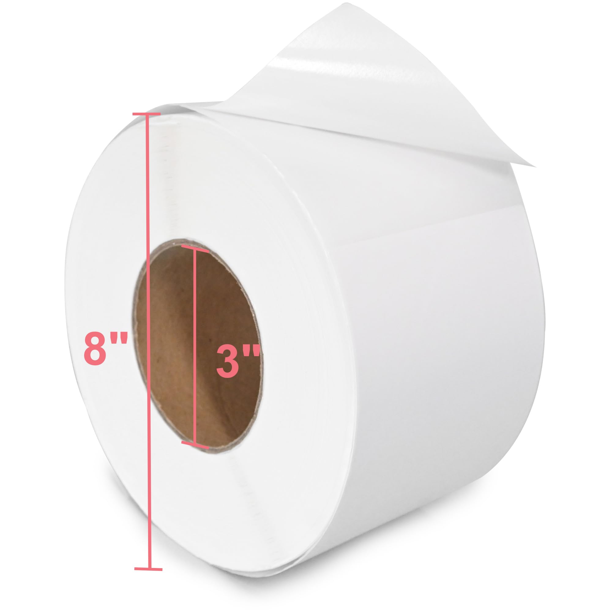 L LIKED Direct Thermal Labels (1 Rolls, 1000 Labels) - for 3" Core Industrial Printers 4"x 6"Address&Shipping Labels-White Perforations (Commercial Grade)