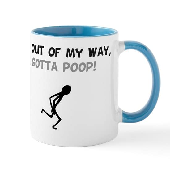CafePress I Gotta Poop Mug Ceramic Coffee Mug, Tea Cup 11 oz