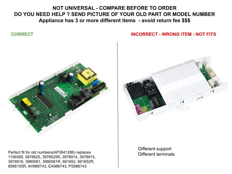 GLOB PRO SOLUTIONS 1156589 3976625 3976625R 3978914 3978915 CKD5573 Control Board