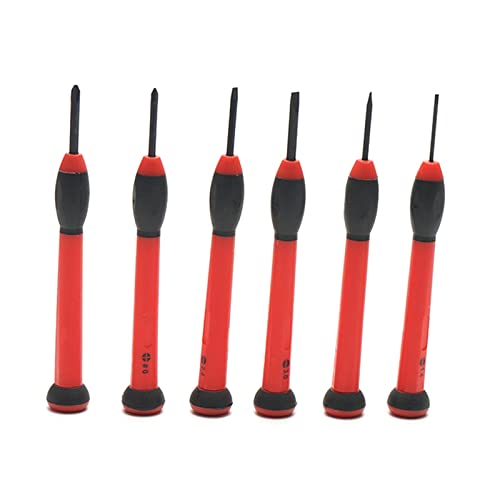 6Pcs/set Eyewear Mobile Phone Electronic Repair Tools Magnetic Screwdriver Set Screwdriver Set Screwdriver Set Electronics Repair Tool Kit Replacement Bit Magnetic