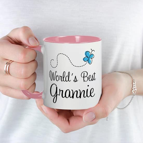 CafePress Grannie (World's Best) Mug Ceramic Coffee Mug, Tea Cup 11 oz