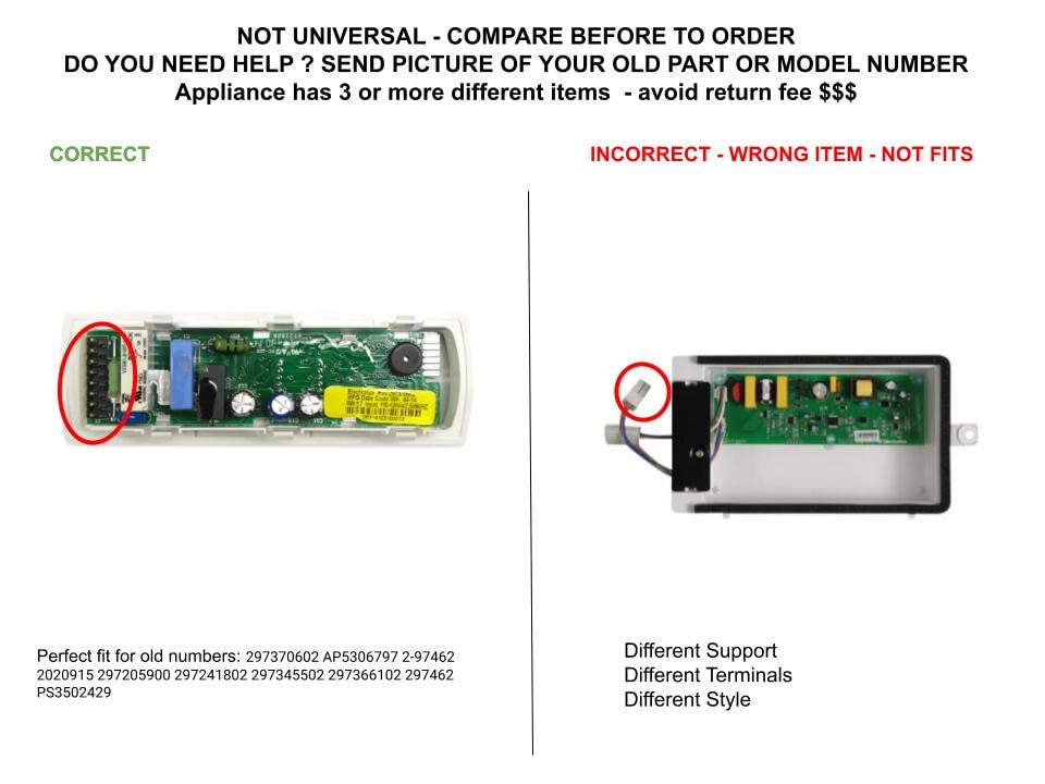 GLOB PRO SOLUTIONS AP5306797 PS3502429 EAP3502429 PD00000706 CKD4324 Main Control Board
