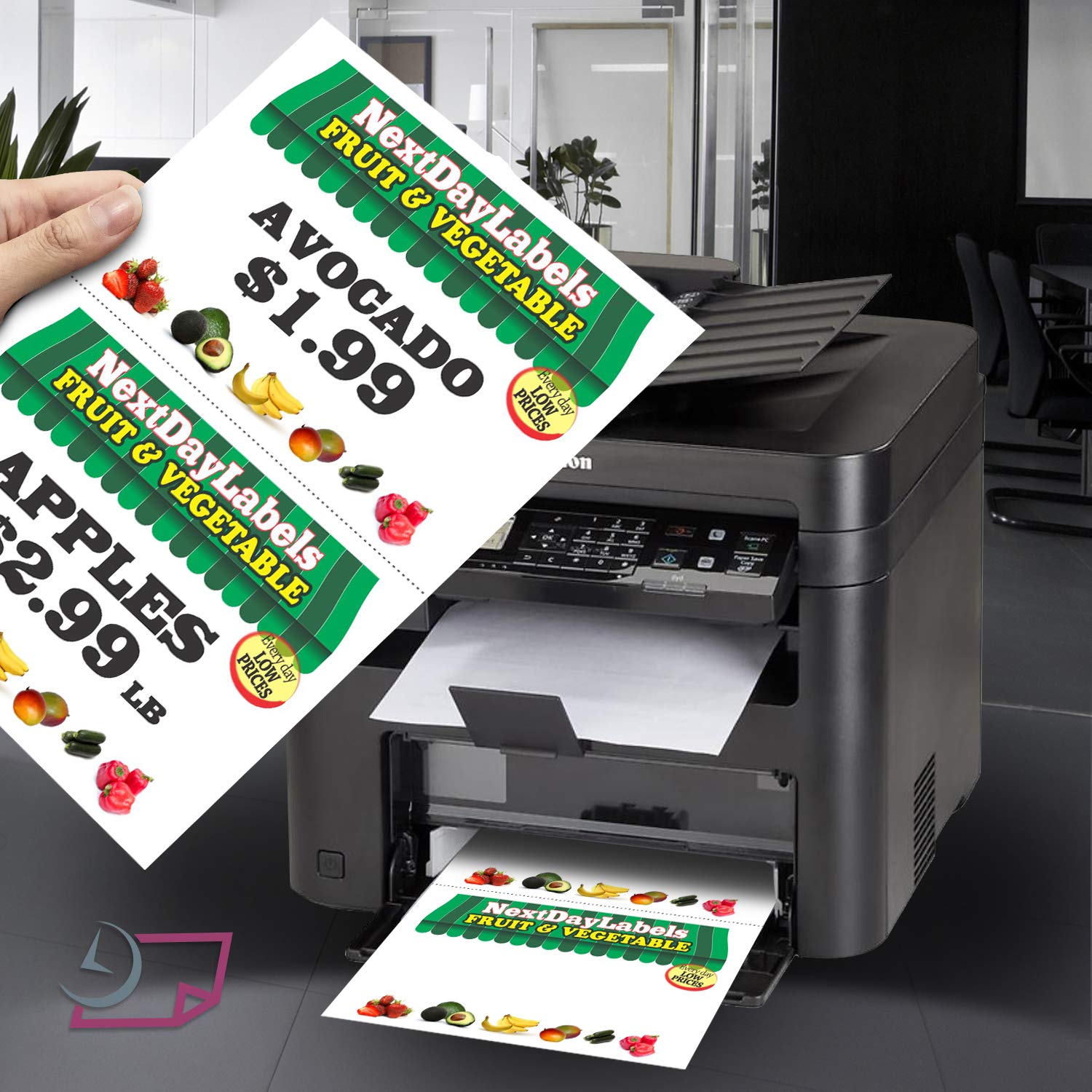 NextDayLabels - Letter Size White Perforated Blank Post Card Cardstock, 75lb Cover (203 gsm) 2 per Page, Cards Measure 8.5" X 5.5", Inkjet/Laser Compatible - 50 Sheets / 100 Cards
