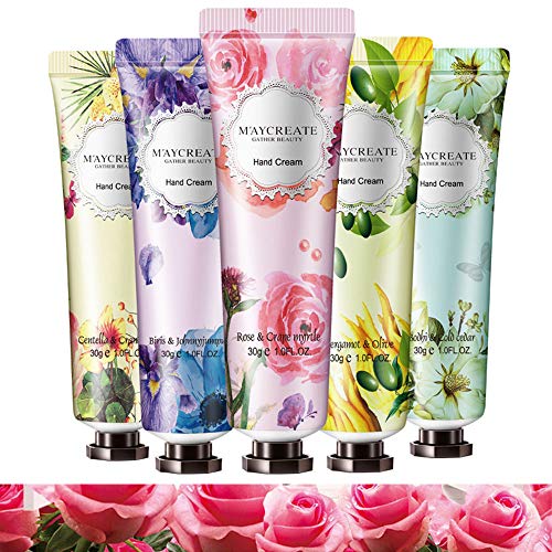 ALINICE Hand Cream Hand Moisturizer - Plant Fragrance Hand Cream Moisturizing and Nourishing Hand Care Cream for Working Hands, Repair Anti Aging Anti Chapping,10Pcs